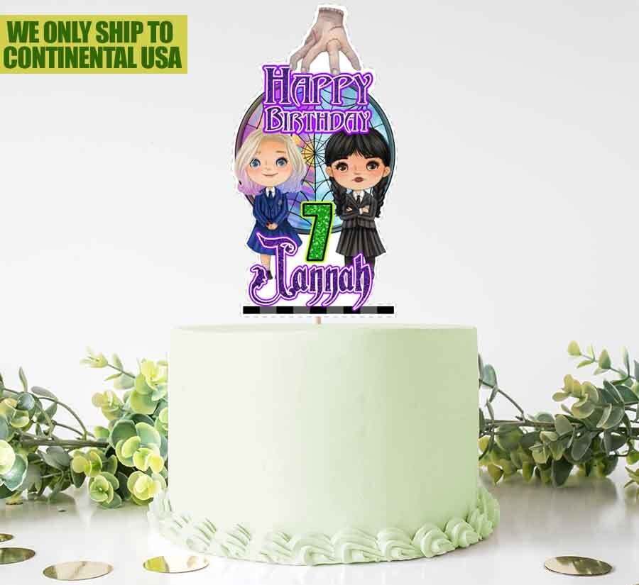 Free Wednesday Addams Cake Topper Printables!, 53% OFF
