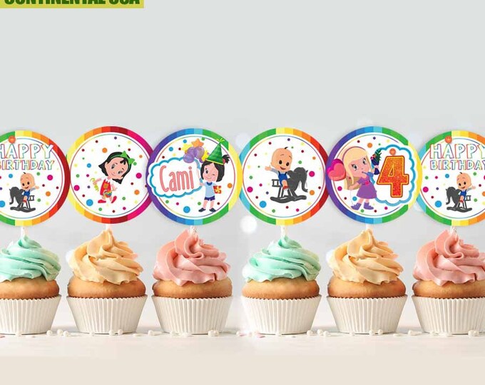 Family Cupcake Toppers - Etsy