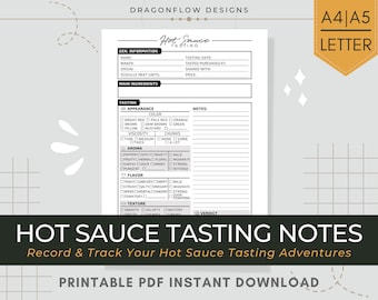 Cheese Tasting Notes Journal PDF Printable Template Sheet to | Etsy