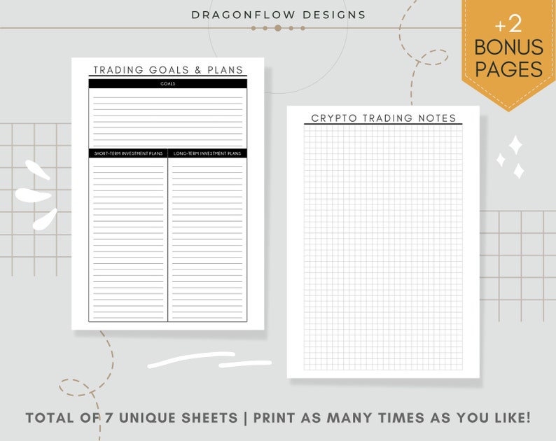 Crypto Trading Journal Printable | Cryptocurrency Purchase Ledger PDF ... Crypto Trading Journal Printable | Cryptocurrency Purchase Ledger PDF ...