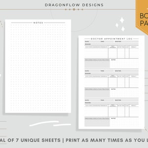 Fibromyalgia Journal Printable Template | Fibro Pain Tracker PDF ...