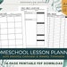Homeschool Lesson Planner PDF Printable | Curriculum Map Organizer ...