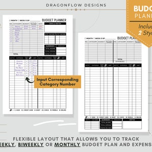 Financial Planner Printable PDF Download | Budget Planner Template ...