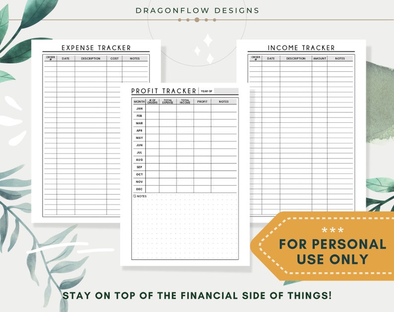 Jewelry Making Log PDF Printable Download | Jewellery Project Journal ...