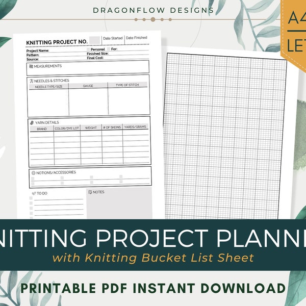 Quilting Project Planner PDF Printable Download Quilting Journal Log ...
