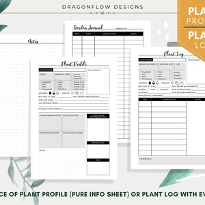 Complete Garden Planner Bundle for Vegetable, Herb & Flower Gardening ...