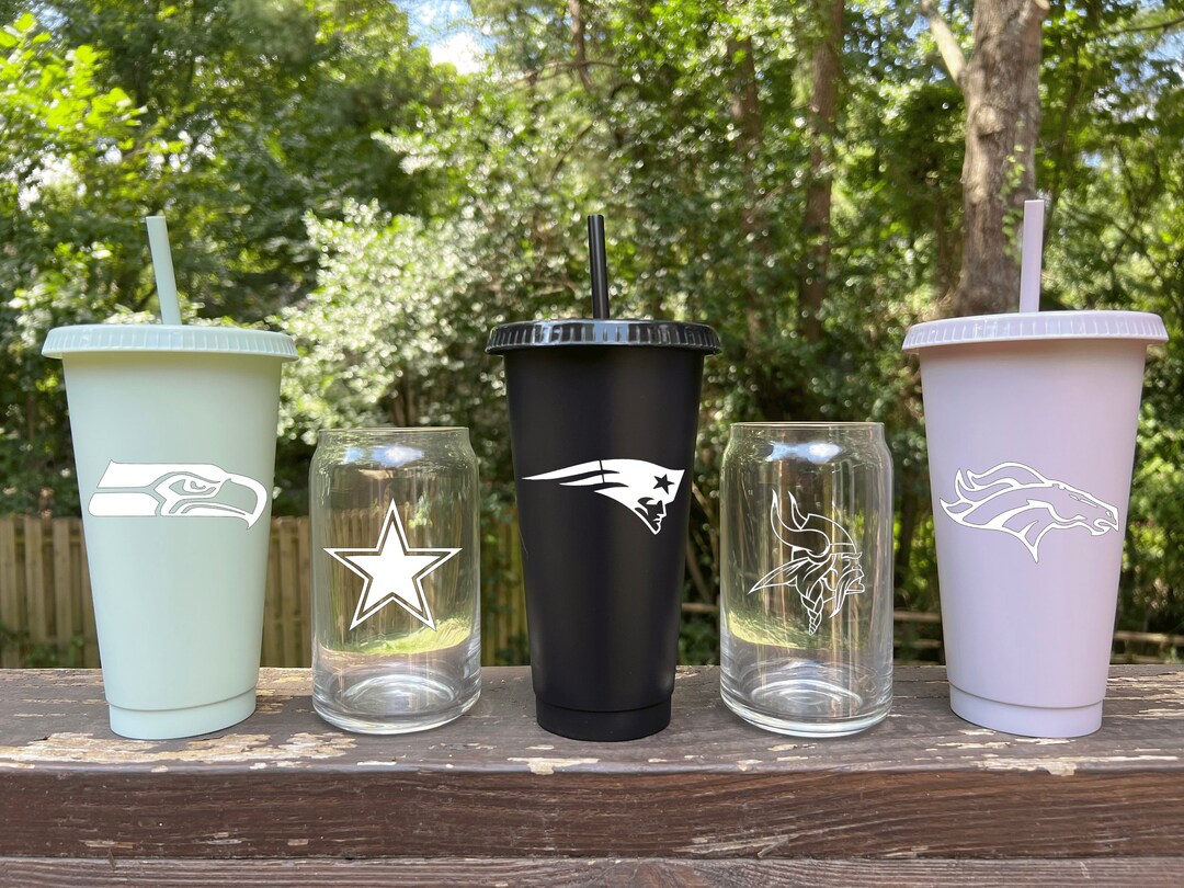 NFL Team Cups Glasses Libbey Beer Glass Tumbler 16oz. 24 Oz. Patriots ...