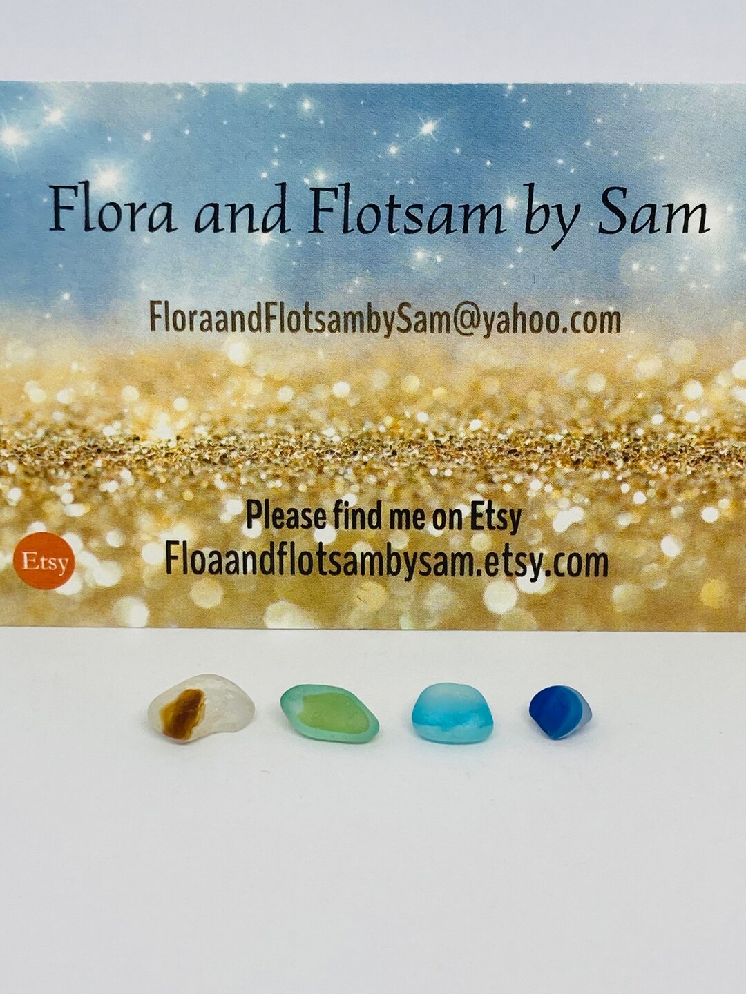 4 Multi Sea Glass Pieces, Coloured Sea Glass, Unusual Multi Sea Glass ...