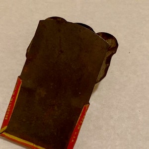 Vintage Frog Toy Metal Tin Litho Clacker Party Noise - Made in Brooklyn ...