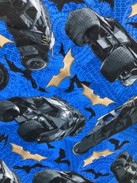 Batman Batmobile Fabric for Sewing by Spring Industries, DC Comics ...