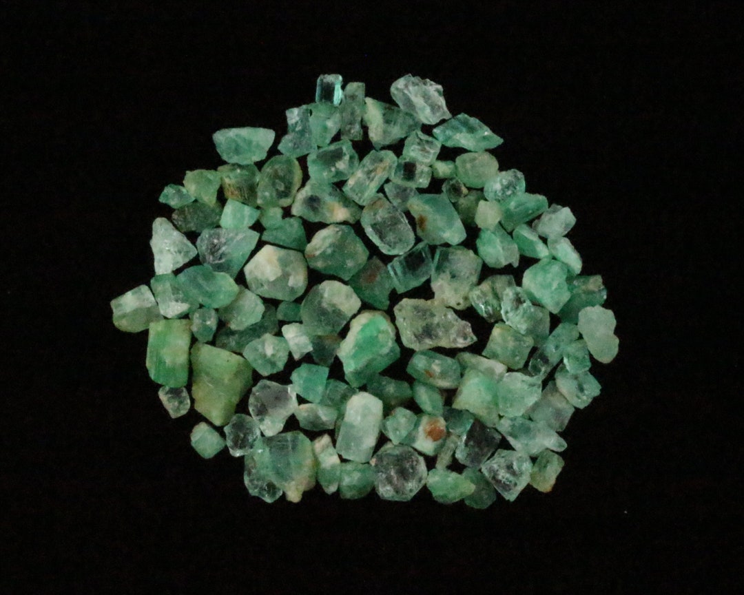 Raw Swat Emeralds, Natural Rough Stones for Jewelry, Small Emeralds ...