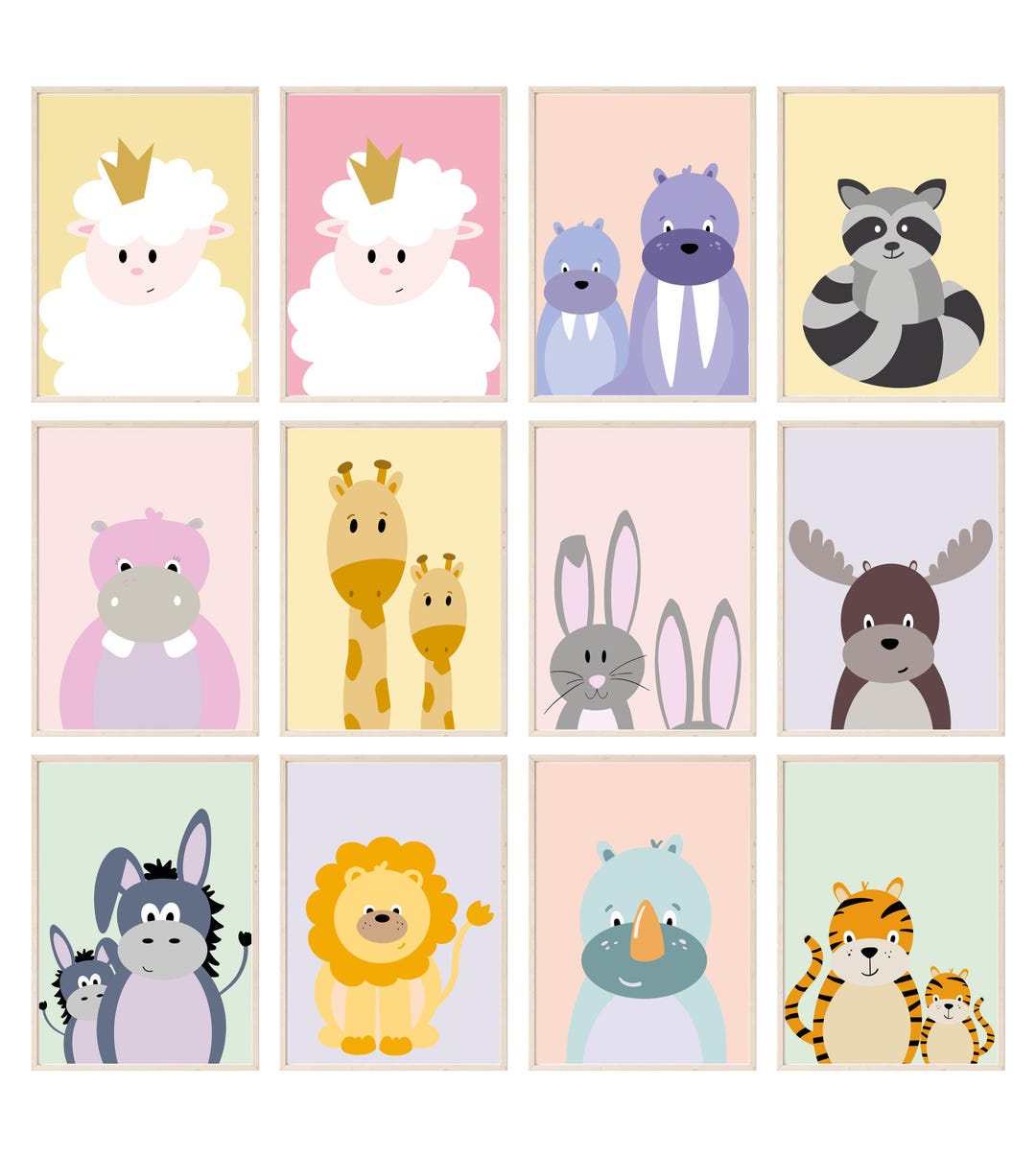 Posters Children's Room, Nursery Wall Print, Nursery Decor, Printable ...