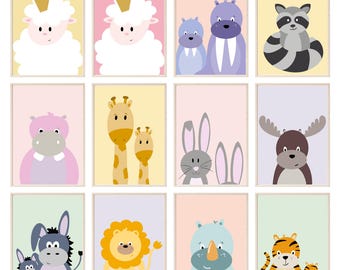 Printable Cute Baby Animals Posters - Etsy