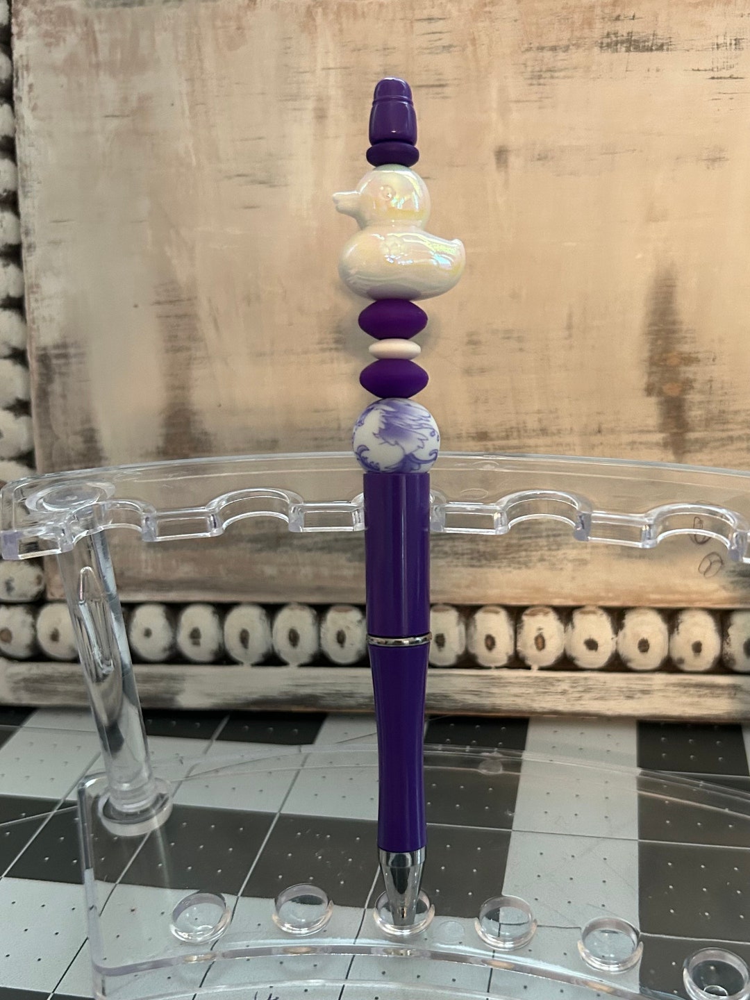 Duck Pen, Purple Duck Pen, Purple Pen - Etsy