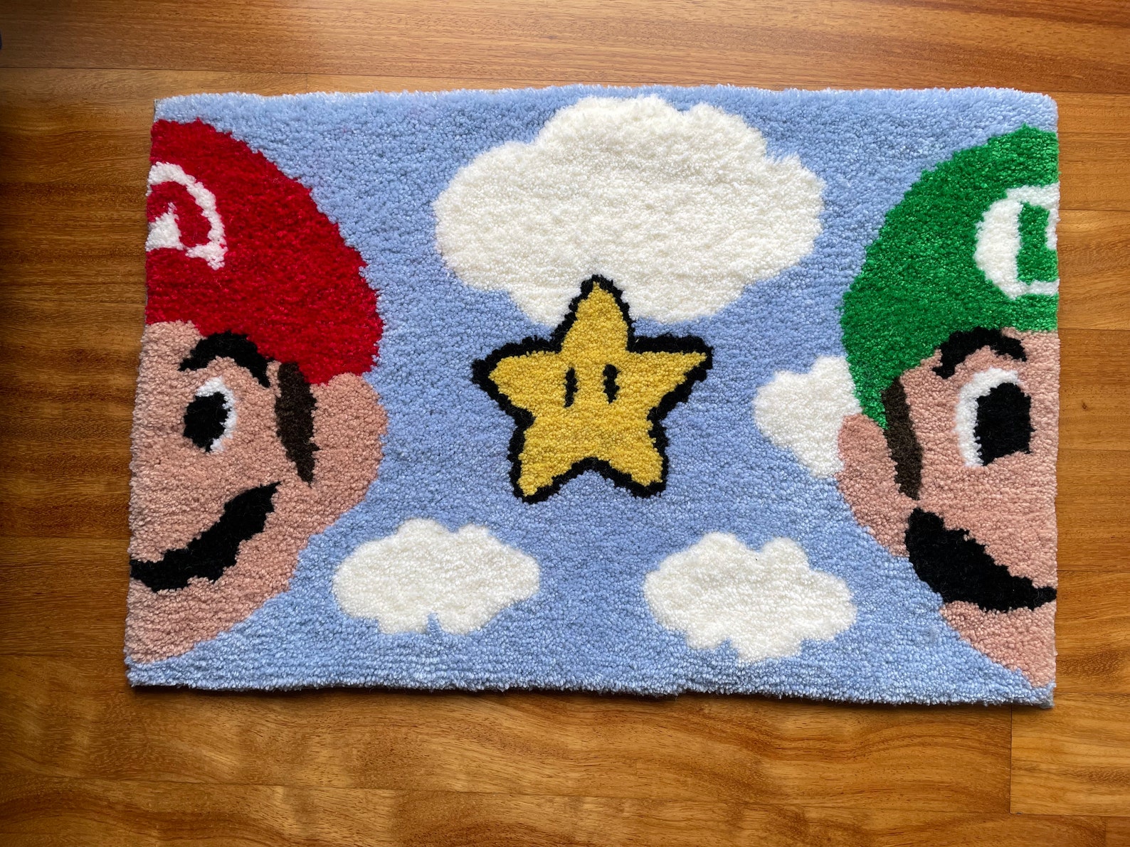 Tufted rug Mario and Luigi - Etsy Italia