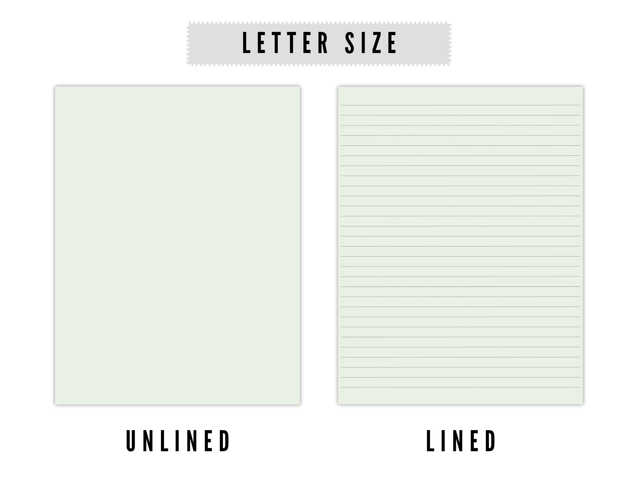 Pastel Colors Printable Papers Digital Papers Lined Paper Unlined Paper ...