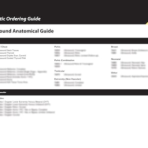 Quick Reference Cheat Sheet for Nurse Practitioners Ordering ...