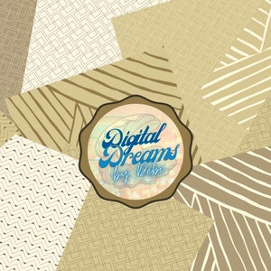 Lovely Bronze Tone Digital Paper Hi Resolution 10 Different Designs (2 ...