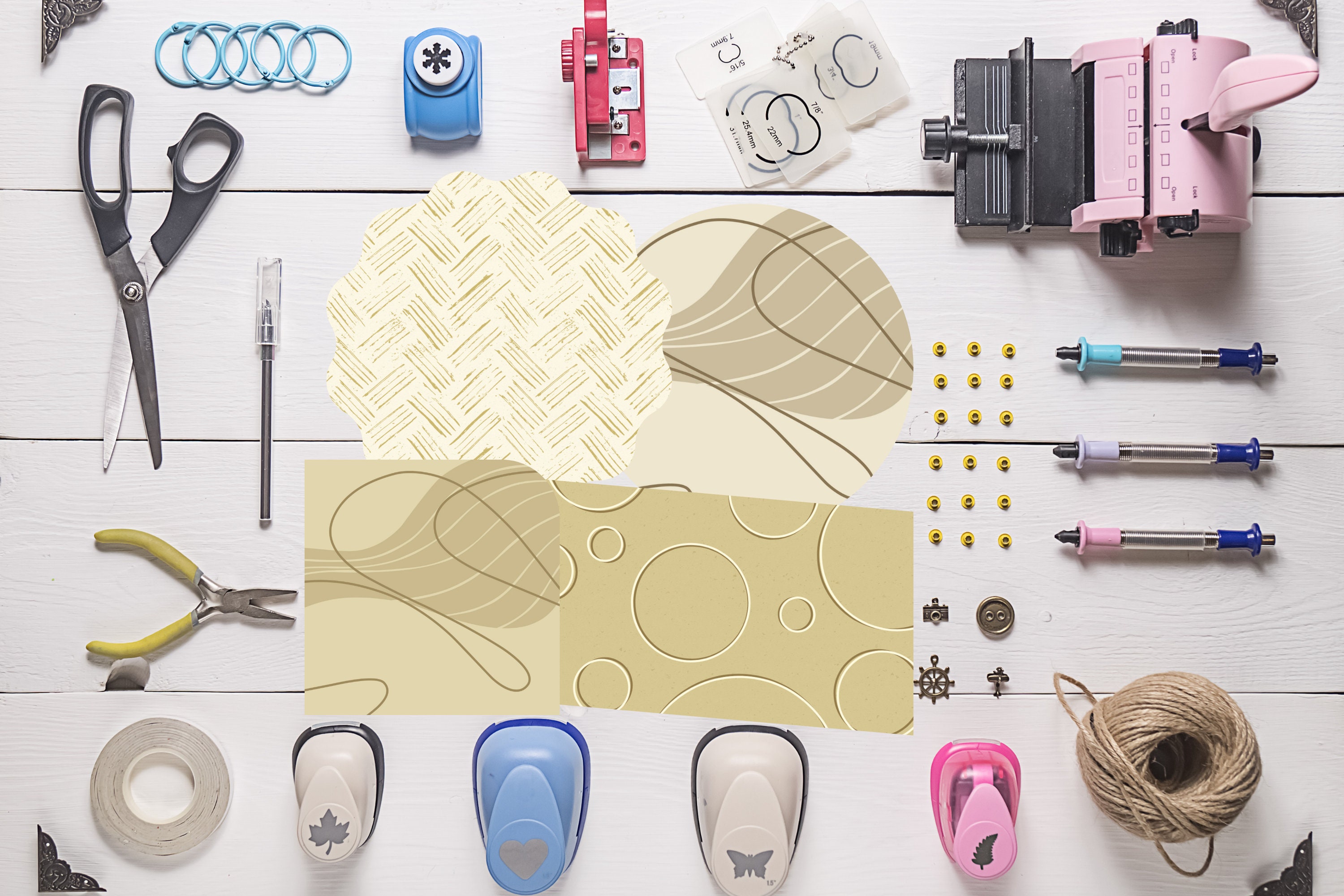 Lovely Bronze Tone Digital Paper Hi Resolution 10 Different Designs (4 ...