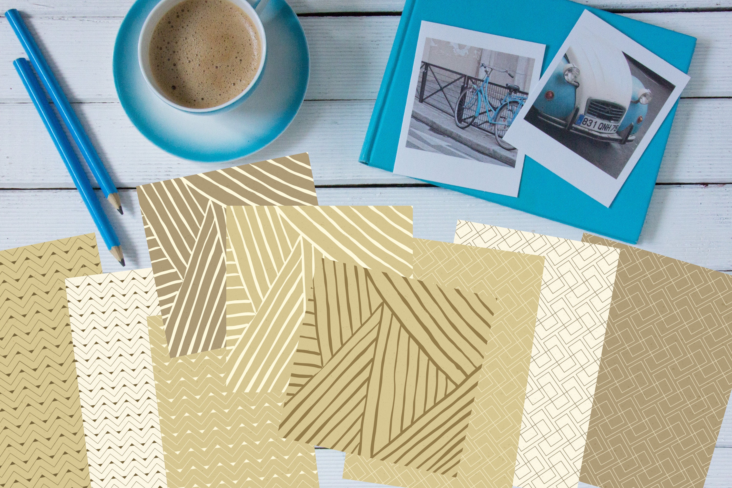 Lovely Bronze Tone Digital Paper Hi Resolution 10 Different Designs (2 ...
