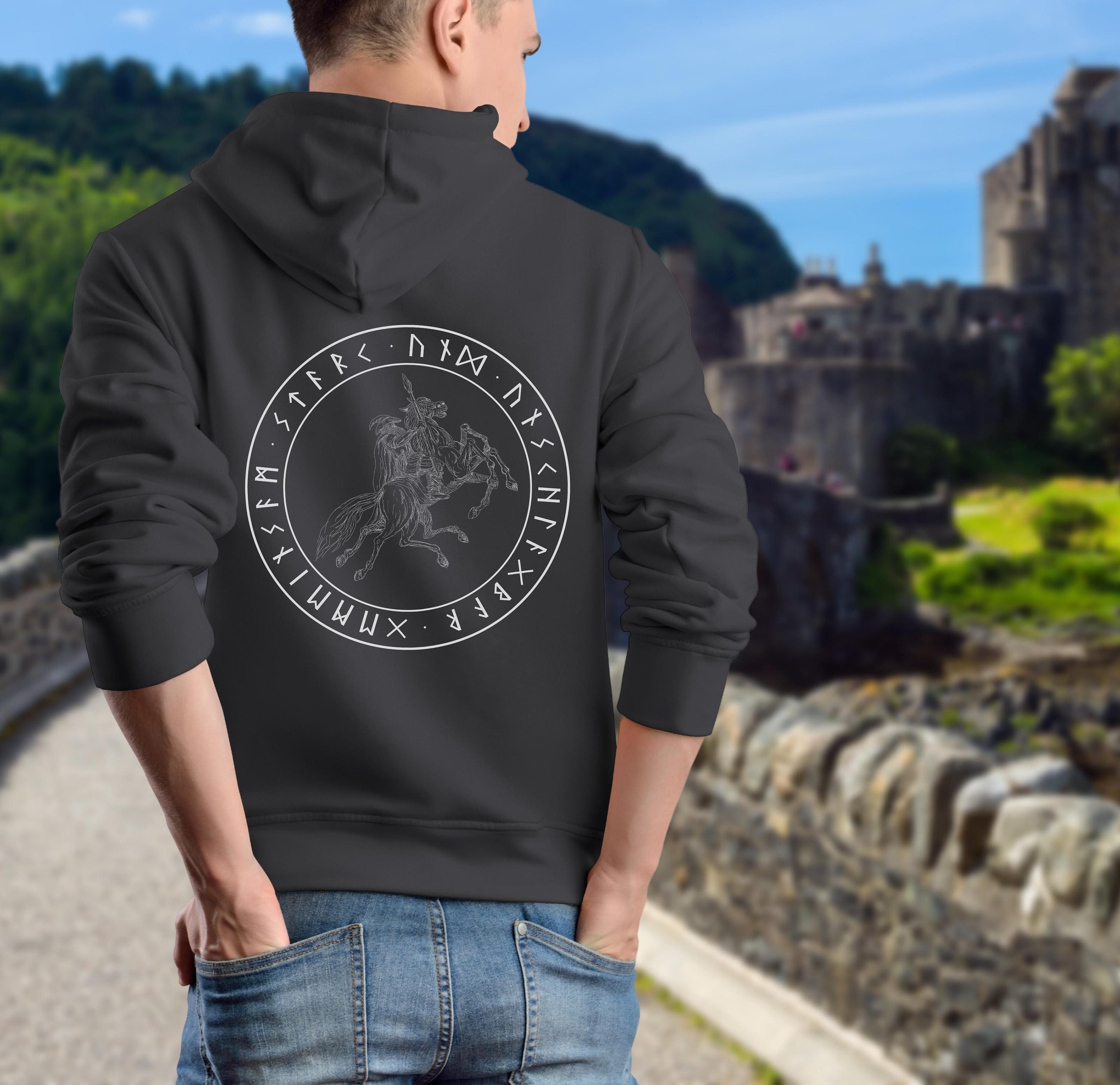 Viking Jacket Organic, Vikings Together Strong and Unbeatable Rune ...