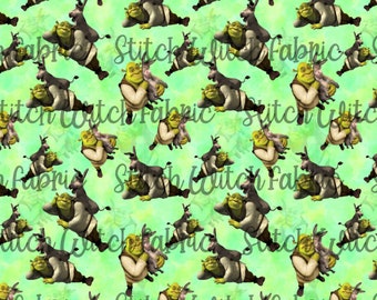 Shrek Fabric by the Yard - Etsy