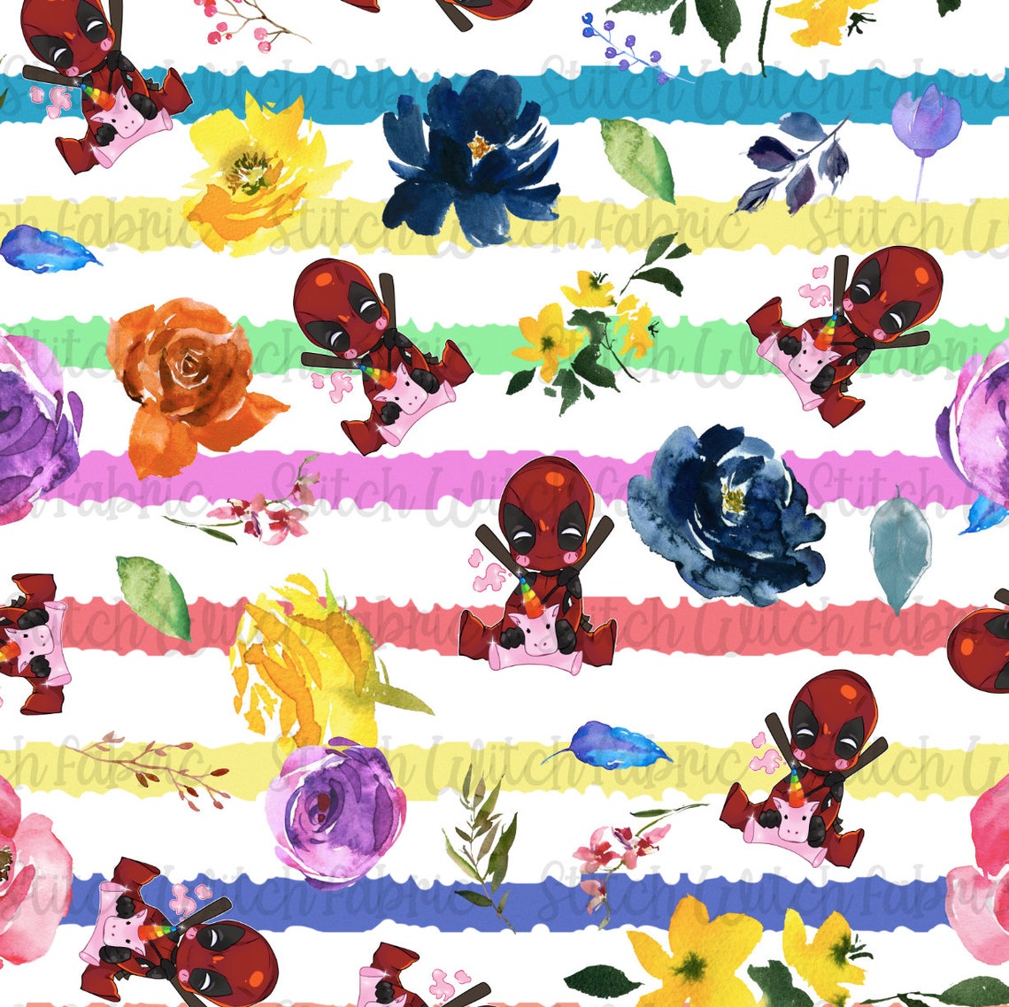 Deadpool fabric Deadpool custom fabric fabric by the yard - Etsy