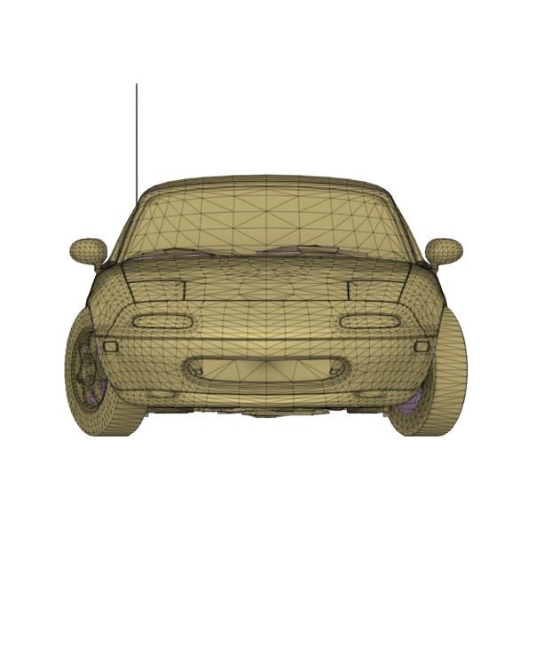 Mazda Miata 3D Model 1:1 Scale - Etsy