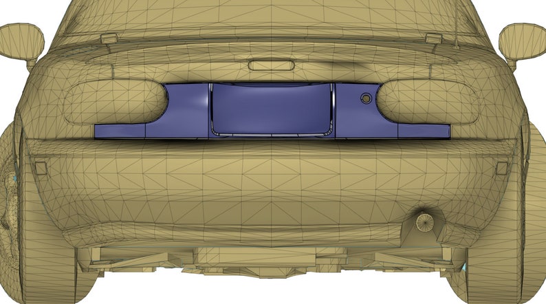 3D Printable '90-'97 Miata Rear Finish Panel - Etsy