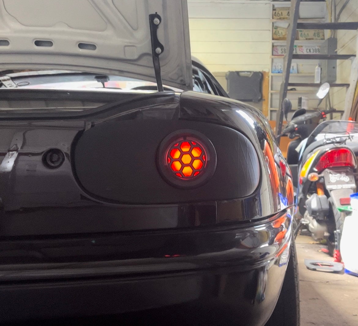 90-97 Mazda Miata NA Gv/honey Comb Style Tail Lights - Etsy