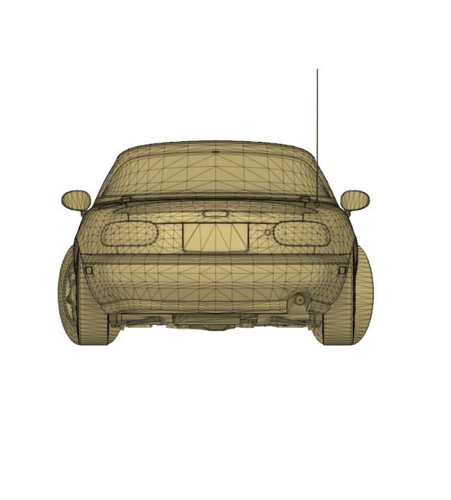 Mazda Miata 3D Model 1:1 Scale - Etsy