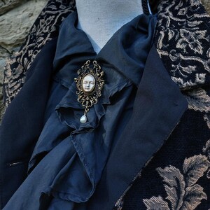 Baroque Face Brooch: Art Object Miniature Handmade Jewelry - Etsy