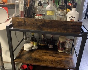Rustic Bar Cart | Etsy
