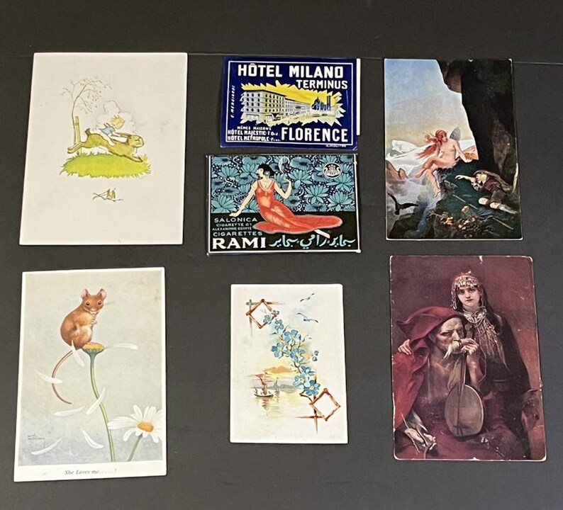 50+ Vintage & Contemporary Postcards, Prints, Stamps From Around the ...