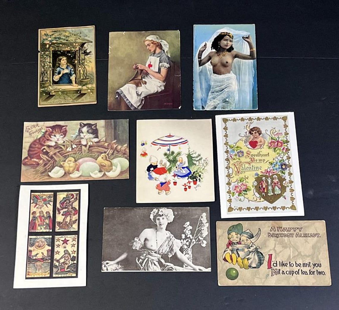 50+ Vintage & Contemporary Postcards, Prints, Stamps From Around the ...