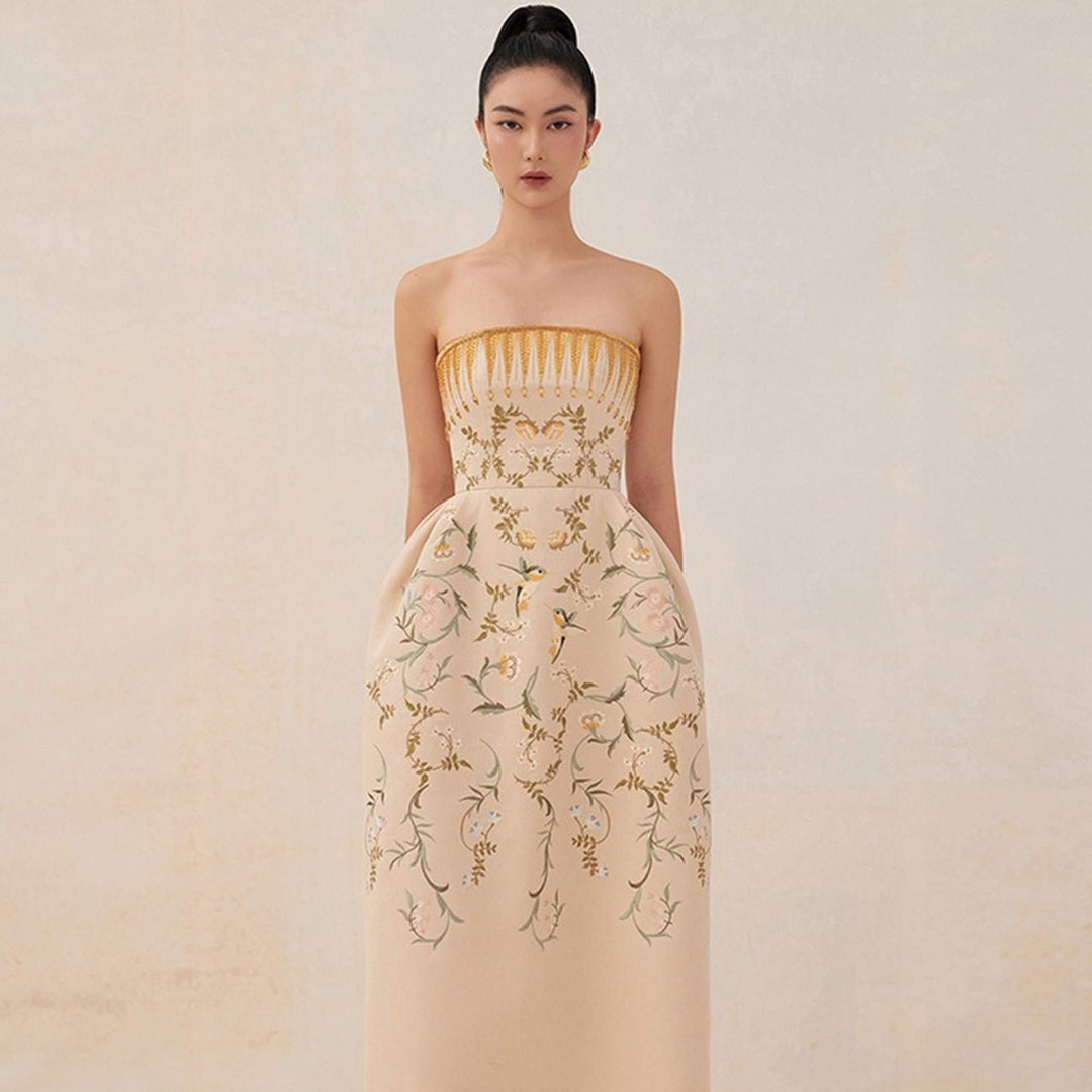 Ellz Strapless Party Dress - Etsy