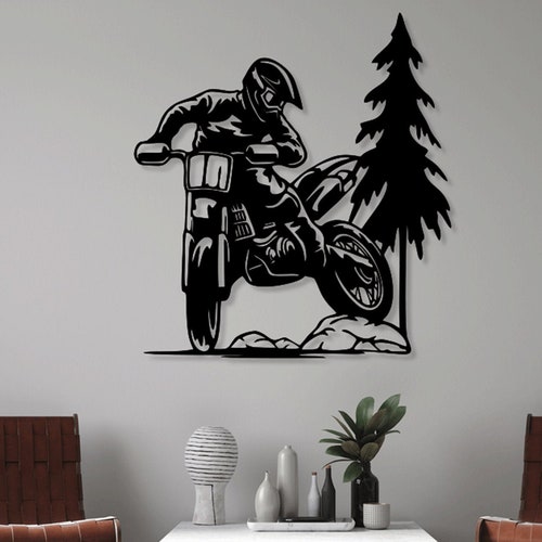 Harley Davidson Laser Cut Svg Dxf Files Wall Sticker Engraving - Etsy