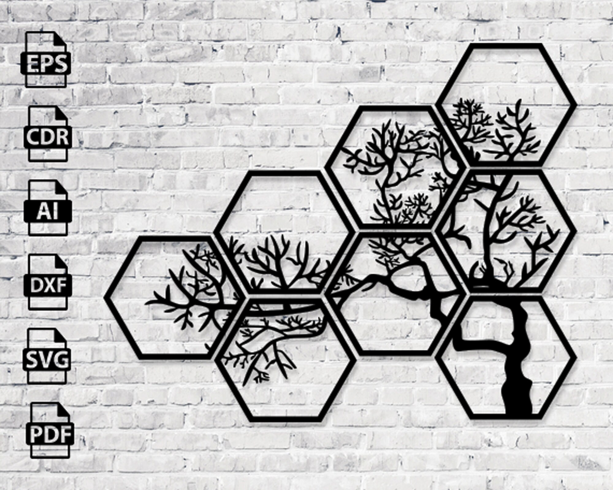 Tree of Life Laser Cut Svg Dxf Files Wall Sticker Engraving - Etsy ...