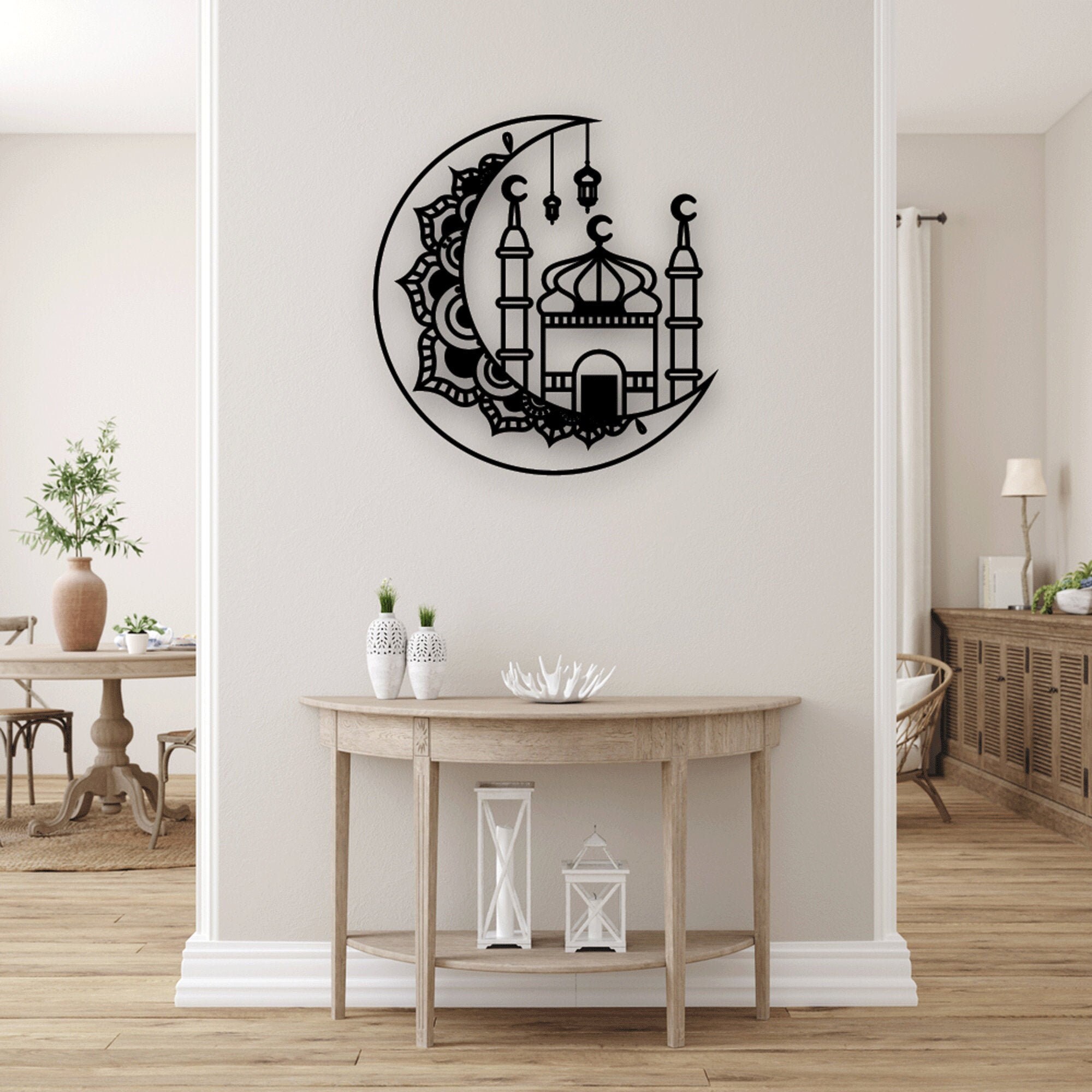 Digital Art & Collectibles Moon and Star Design laser cut svg dxf files ...