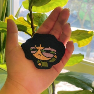 The Powerpuff Girls Grumpy Buttercup Patch - Etsy