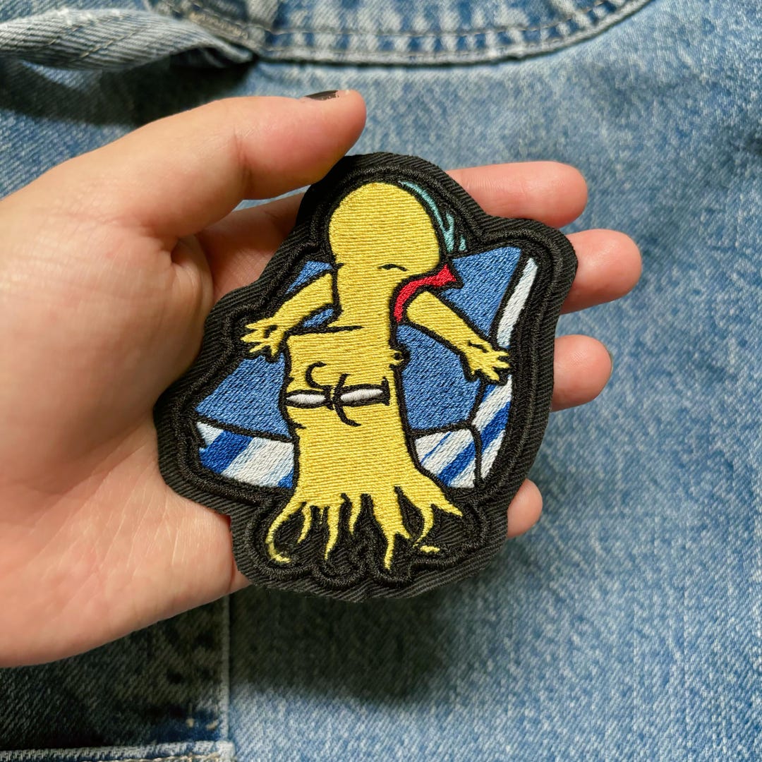 The Simpsons - "slag-off" Bart Simpson Patch - Etsy