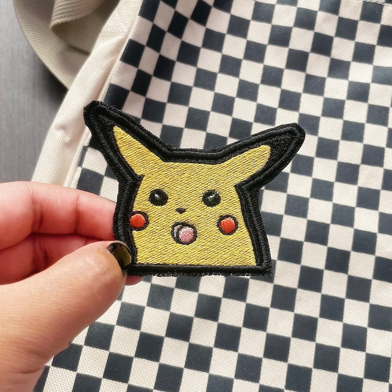 Pikachu Iron on Patch - Etsy