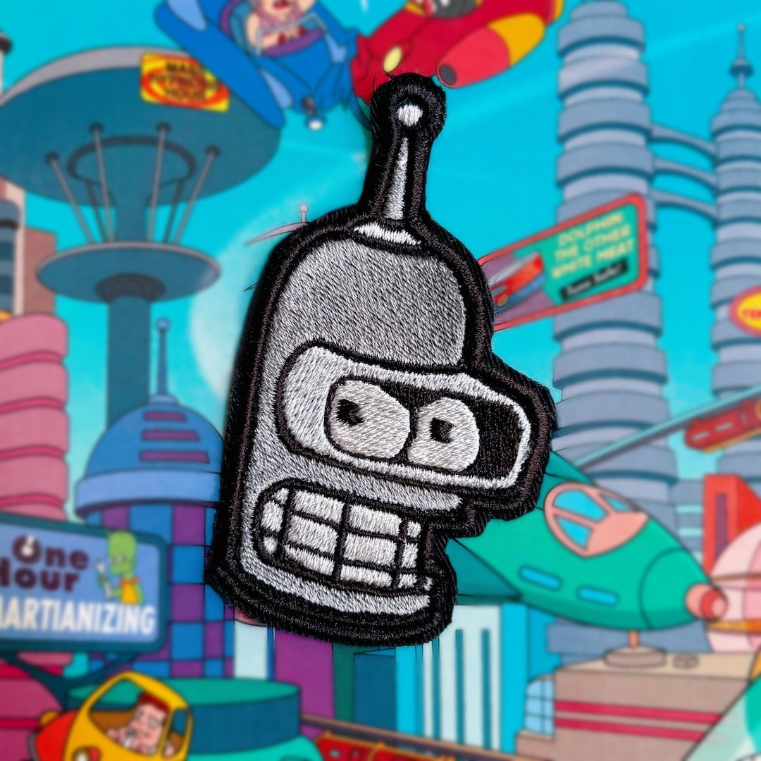 Futurama Bender Patch - Etsy