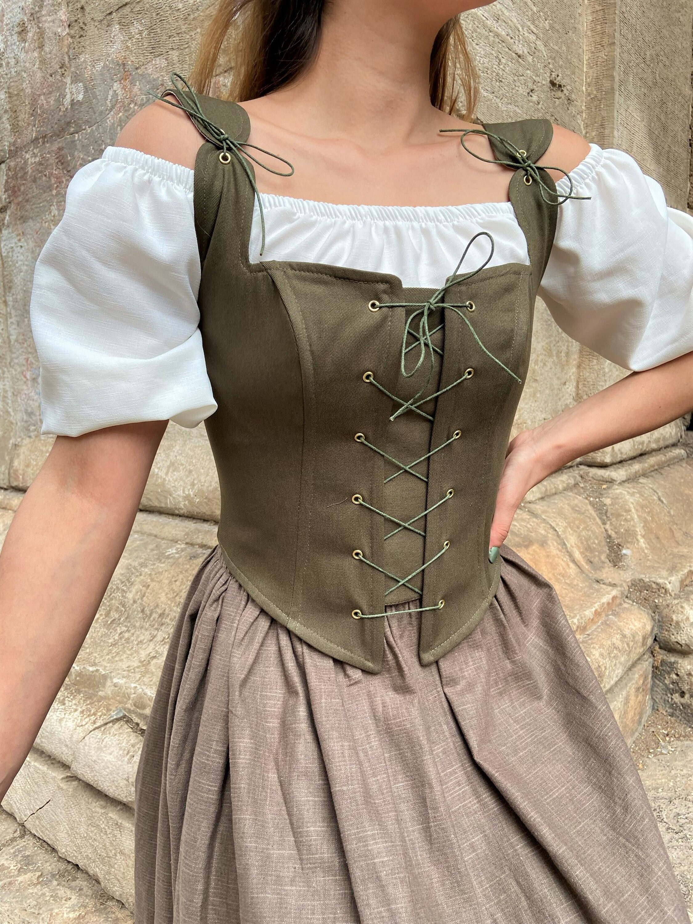 Corset Top Renaissance Peasant Bodice Ren Fair Corset - Etsy Canada