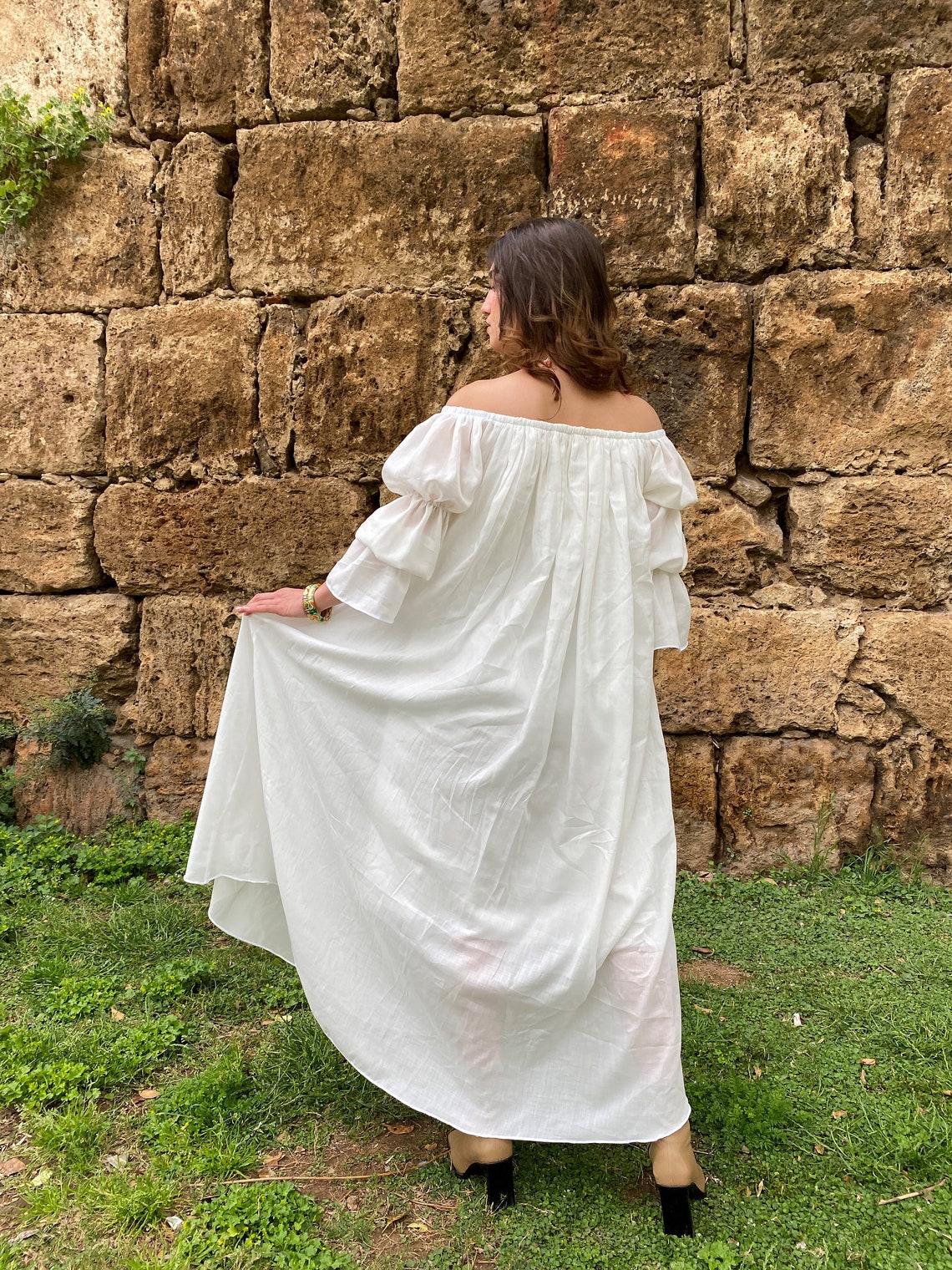 Cotton Silky Renaissance Dress Renaissance Chemise White - Etsy