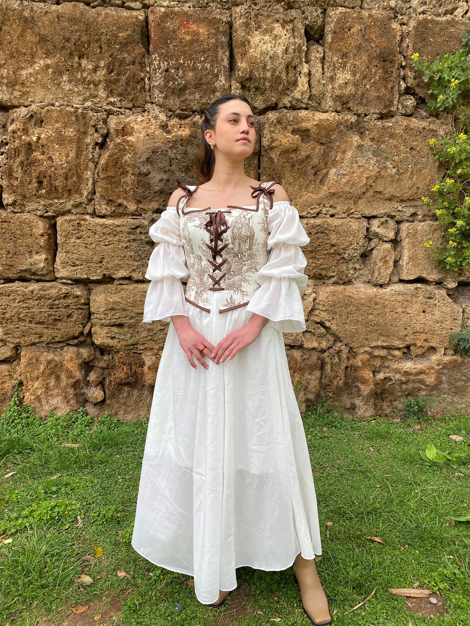 Cotton Silky Renaissance Dress Renaissance Chemise White - Etsy