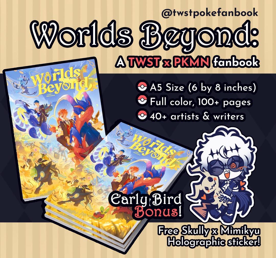 Twisted Wonderland Worlds Beyond: a TWST X PKMN Fanbook - Etsy