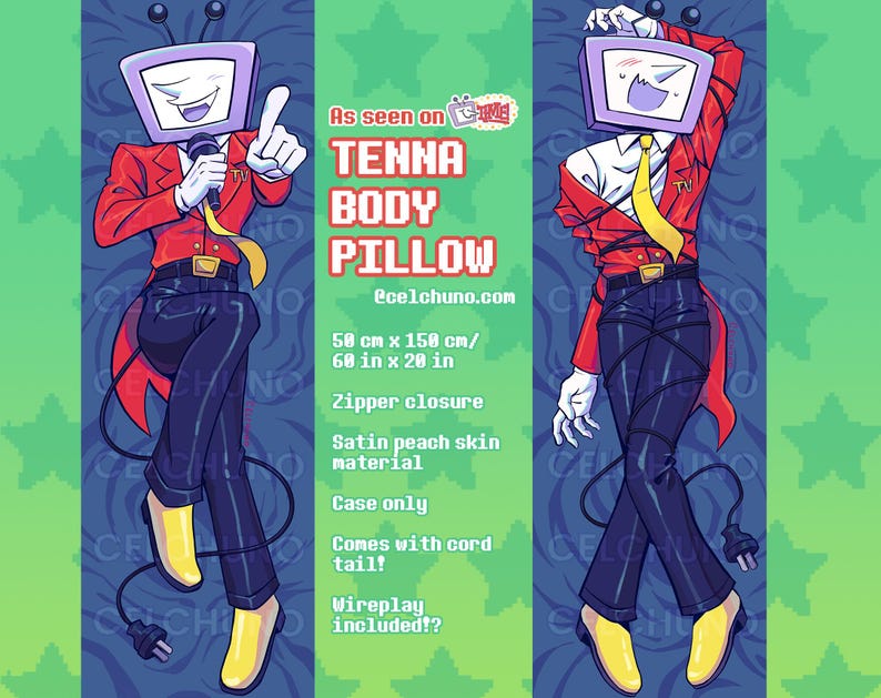 Deltarune Mr. Ant Tenna Wireplay Body Pillow Dakimakura - Etsy