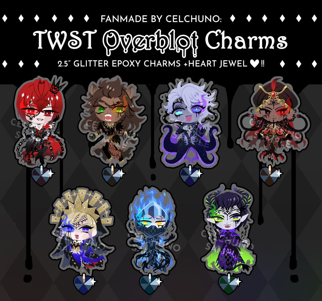 TWISTED WONDERLAND Overblot Riddle Leona Azul Jamil Vil Idia Malleus ...