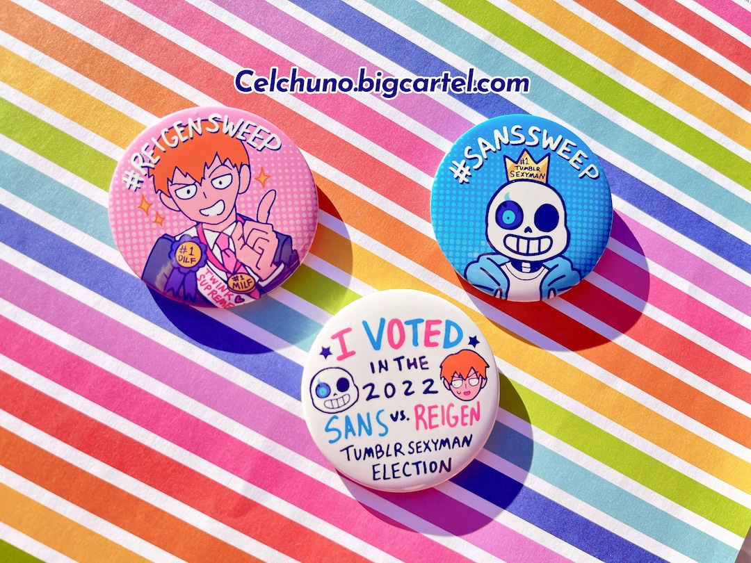 Tumblr Sexyman 2022 Election Buttons #SANSSWEEP September 8th - Etsy